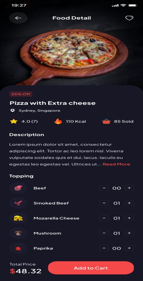 Resfood Android Ios Figma Ui Kit Flutter Food Delivery App