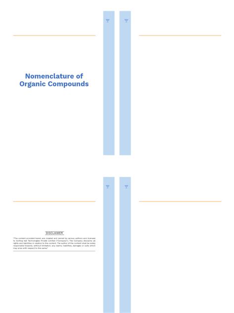 Nomenclature Of Organic Compounds Notes Pdf Amine Chemistry