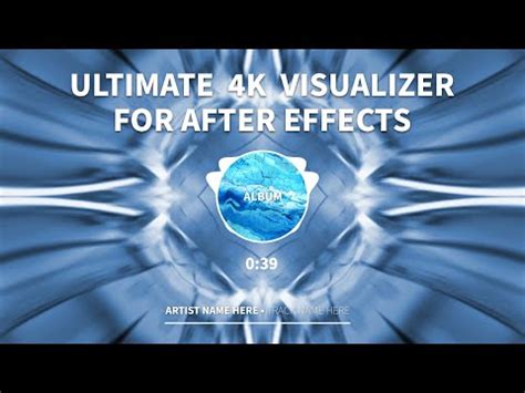 Audio Spectrum Visualizer Template After Effects Reactive Music Music Waveform K