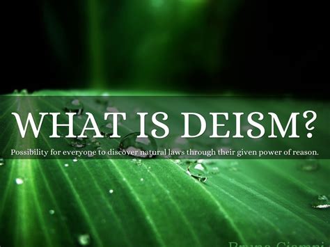 Deism By Emileigh Megel