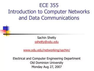 PPT Chapter 1 Introduction To Computer Networks And Data