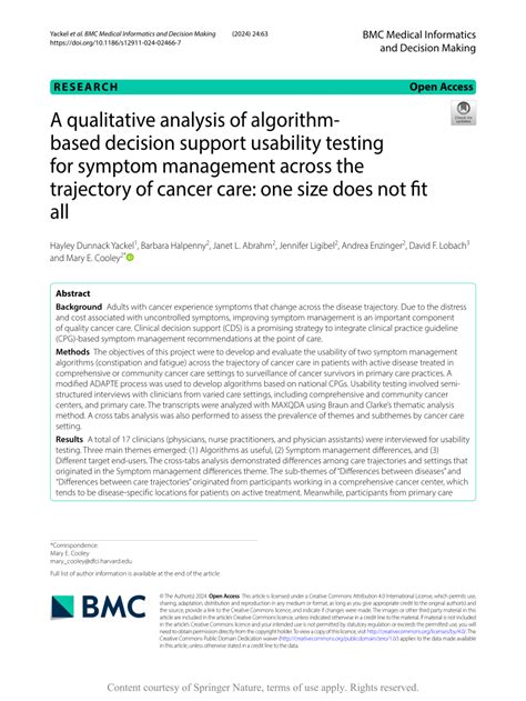 pdf a qualitative analysis of algorithm based decision support