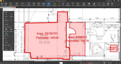 How Do I Use The Auto Fill Function To Measure Area Automatically In A Pdf Drawing Cad Reader