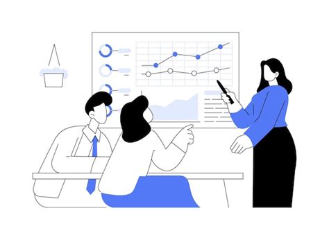 Premium Vector Datadriven Decisionmaking Abstract Concept Vector Illustration