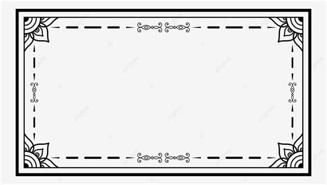 Minimalist Simple Border Black Color Vector Minimalist Border Border Clipart PNG And Vector