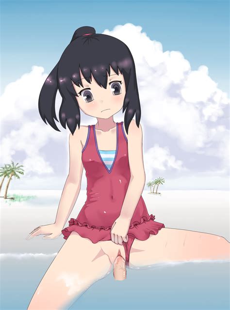 Rule 34 Beach Blush Censored Dawn Pokemon Highres Human Ocean Penis