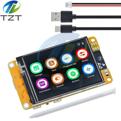 TZT ESP32 LVGL WIFI Bluetooth Development Board 2 4 Inch LCD TFT Module 240 320 Smart Display