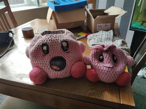 Before Christmas I Posted My Kirby Dice Bag I Made Just Made A Bigger Version As A Chalk
