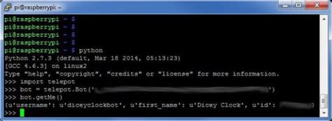 Set Up Telegram Bot On Raspberry Pi