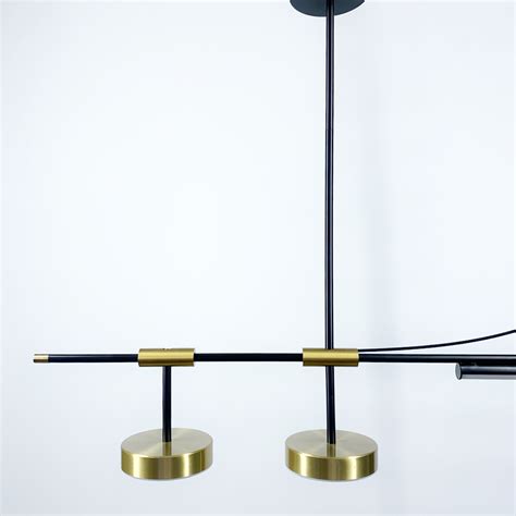 Дизайнерська люстра Led у видовженому корпусі Арт Mbj5 1200 Line F