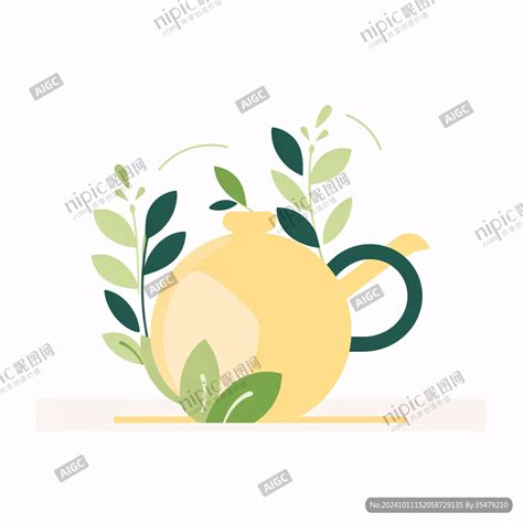 Ai创作图茶叶扁平风插画 茶叶插画 茶插画 线条茶插画 茶叶图片 茶叶茶插画 金银花茶插画 饮料杯子绿色植物 田园茶叶插画 叶子绿叶茶瓶 创意茶叶插图 罗汉果枇杷茶插画 茶叶插图茶叶插画