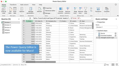 Power Query For Excel Mac Data Science Workbench
