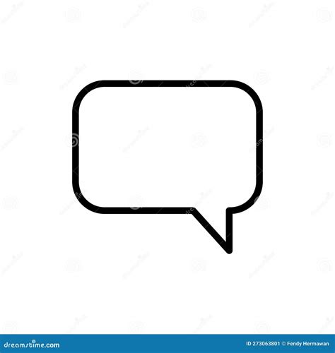 Bubble Speech Icon Vector Design Template In White Background Stock