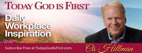 T Today God Is First