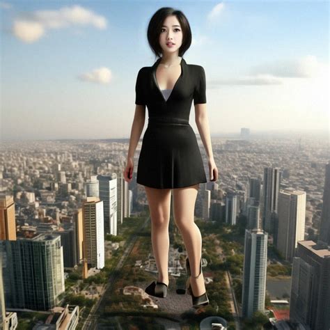 Beautiful Korean Giantess In The City 2 By Frozenbloodx On Deviantart