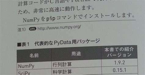 j s エコハのブログ pythonのデータ分析系パッケージ numpyとscipy
