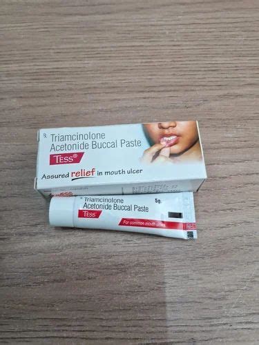 Tess Oral Paste Triamcinolone 0 1 W W At ₹ 100 Piece Indora Nagpur Id 2854486489930