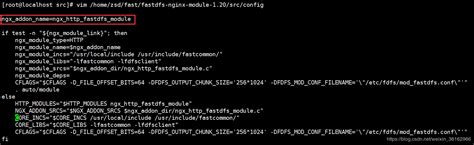 FastDFS整合Nginx的模块 fastdfs nginx module报错 fdfs define h 致命错误common define h没有那个文件或目录