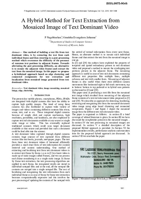 pdf a hybrid method for text extraction from mosaiced image of text