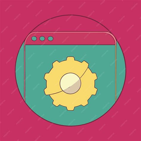 technology concept flat vector style illustration featuring web development design elements