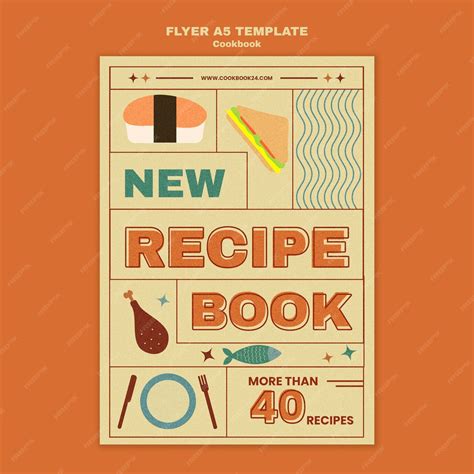 Free Psd Cookbook Recipes Poster Template