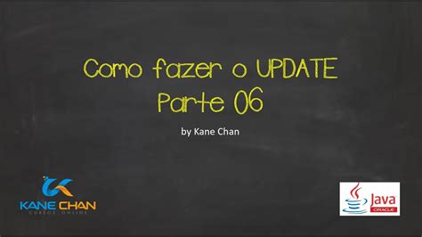 como fazer update em java crud parte 06 youtube