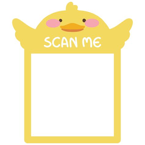 Scan Me Qr Code Template Qr Code Frame Illustration For Mobile Apps Payment Apps And More Cute