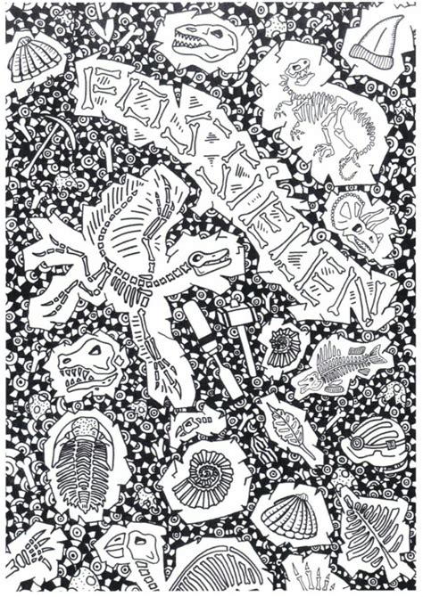 Coloring Page Fossils Free Printables Img 31277 Coloring Page Fossils Free Printables Img 31277