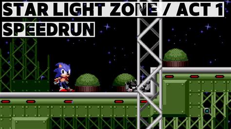 An Average Speedrun Of Star Light Zone Act 1 With Max Control Sonic