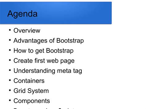 twitter bootstrap css components and javascript ppt