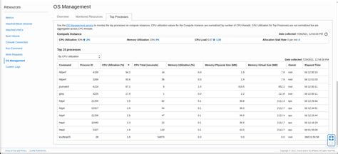 identify top processes