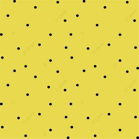 Tile Vector Pattern With White Polka Dots On Yellow Background Polka Dot Ball Background
