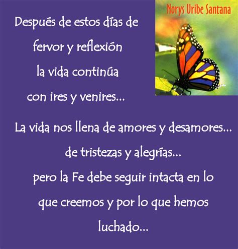 NORYS URIBE SANTANA REFLEXIONES DE VIDA Nº LA FE