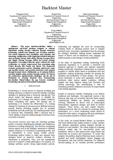 Backtest Master Enhancing Algorithmic Trading Strategies Cse 2023