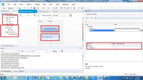 How To Provide Output Parameter Value Of Gui Test To Input Parameter Of