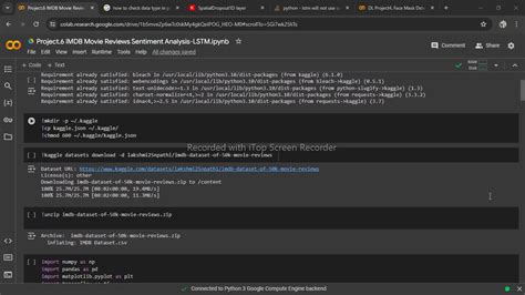[video] Working On A Sentiment Analysis Model With Lstm Networks