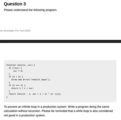 Solved Please Understand The Following Program Developer Chegg