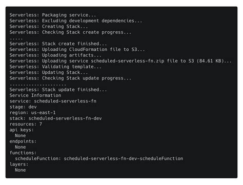 Scheduling Recurring Code Execution Through Serverless Framework