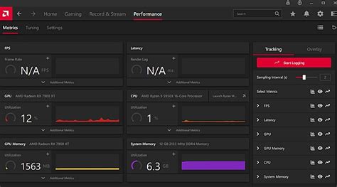 Monitor Performance Metrics With Amd Software Adrenalin Edition