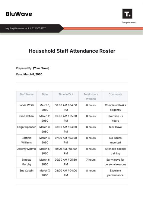 Free Recall Roster Template To Edit Online