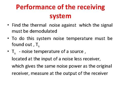 System Noise Temperature And Gt Ratio By S
