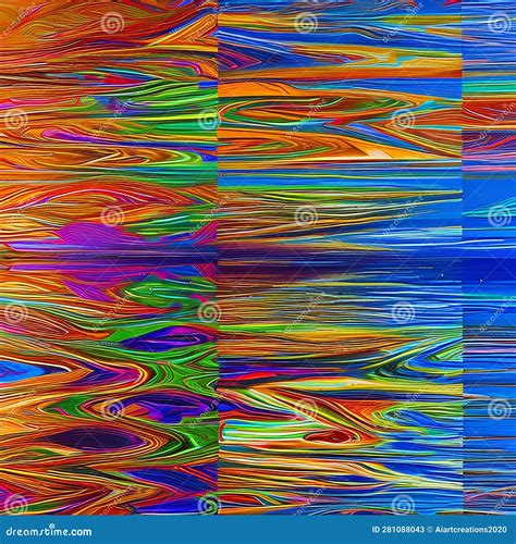 An Abstract Representation Of Emotions Through Color With Vibrant Hues