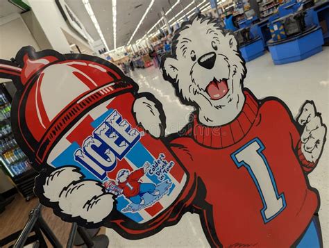 Icee Brand Polar Bear I Mascot Slushie Italian Ice Flavored Dyes