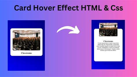 Card Hover Animation Html And Css Youtube