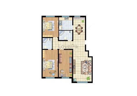 Color Floor Plan Creative Image Picture Free Download 401212007 Lovepik Com