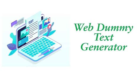 Web Dummy Text Generator Lipsum Hub