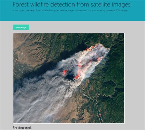Forest Wildfire Detection From Satellite Images Using Deep Learning