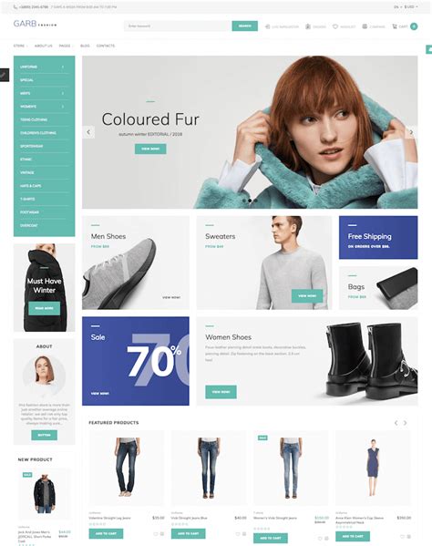 Joomla Ecommerce Template