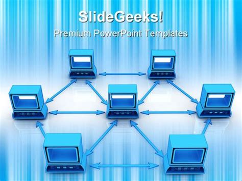 Networking Computer Powerpoint Templates And Powerpoint Backgrounds