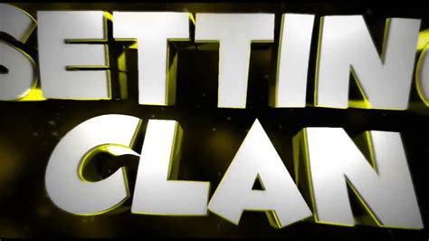 Clan Intro YouTube